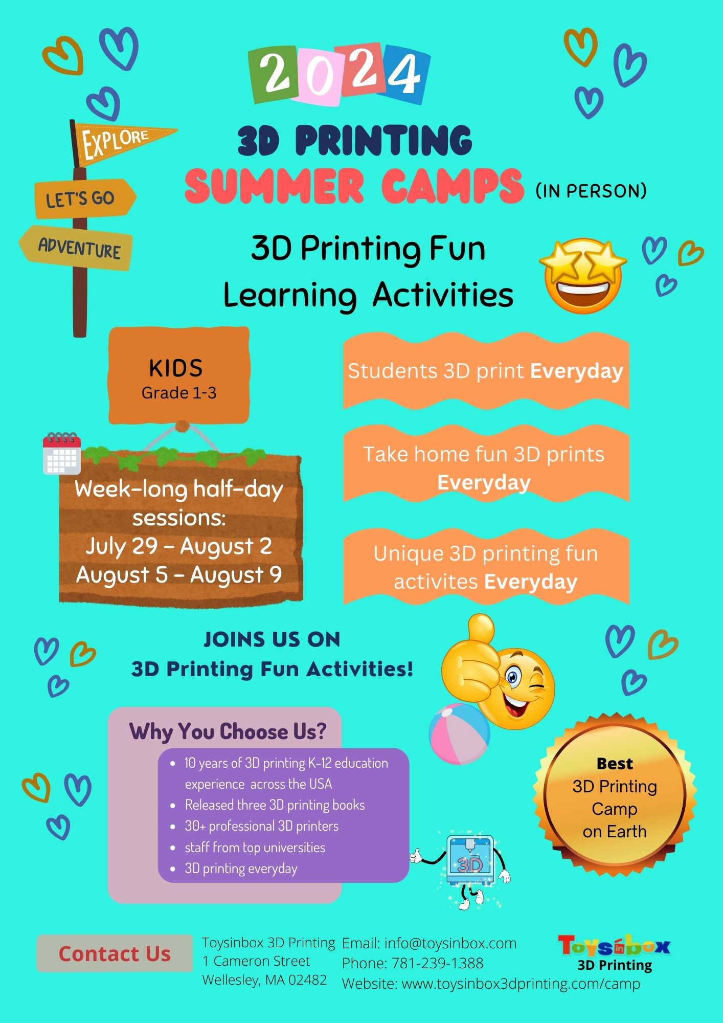 Toysinbox 3D Printing Zoom Virtual Camp Programs 2022, Classes ...